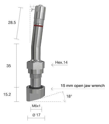 TPMS VENTILSTAM LV Alcoa 70mm 7GR – continova-se