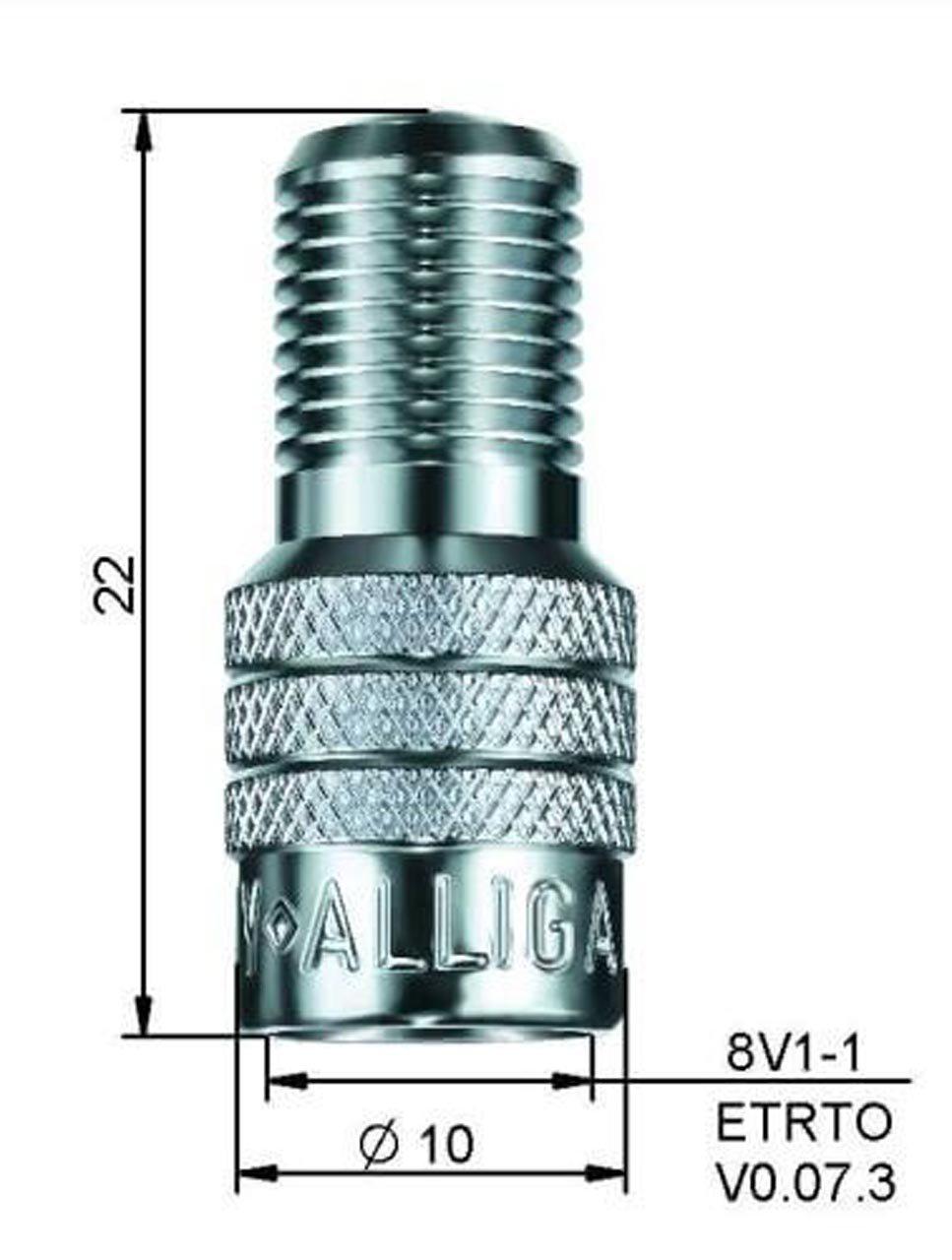 VENTILFÖRL. 22 MM METALL – continova-se